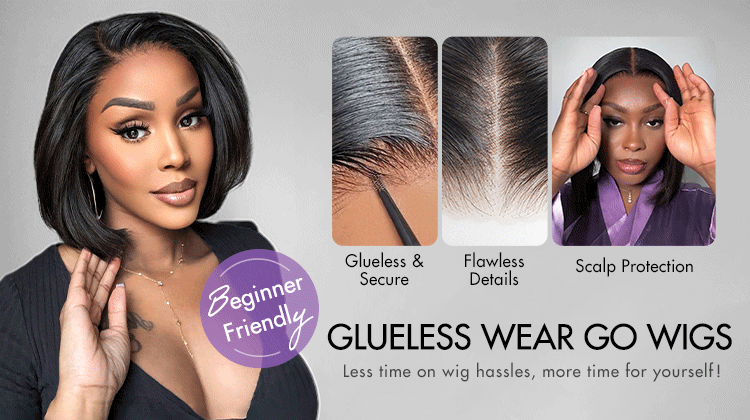 Wear and Go Glueless Wigs Pre Everything Beginner Friendly