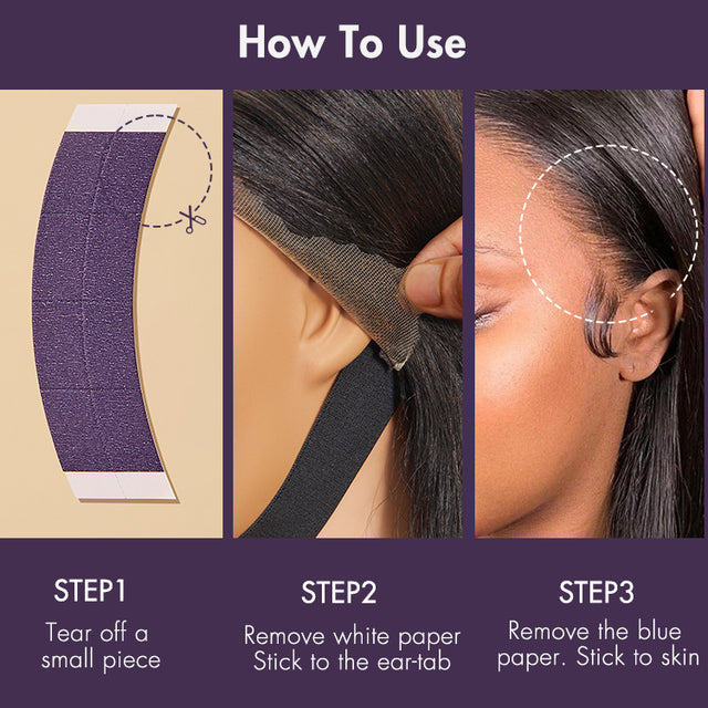 36pcs Double-Sided Lace Tape Upgrade 2.0 Ultra Hold for Lace Wigs