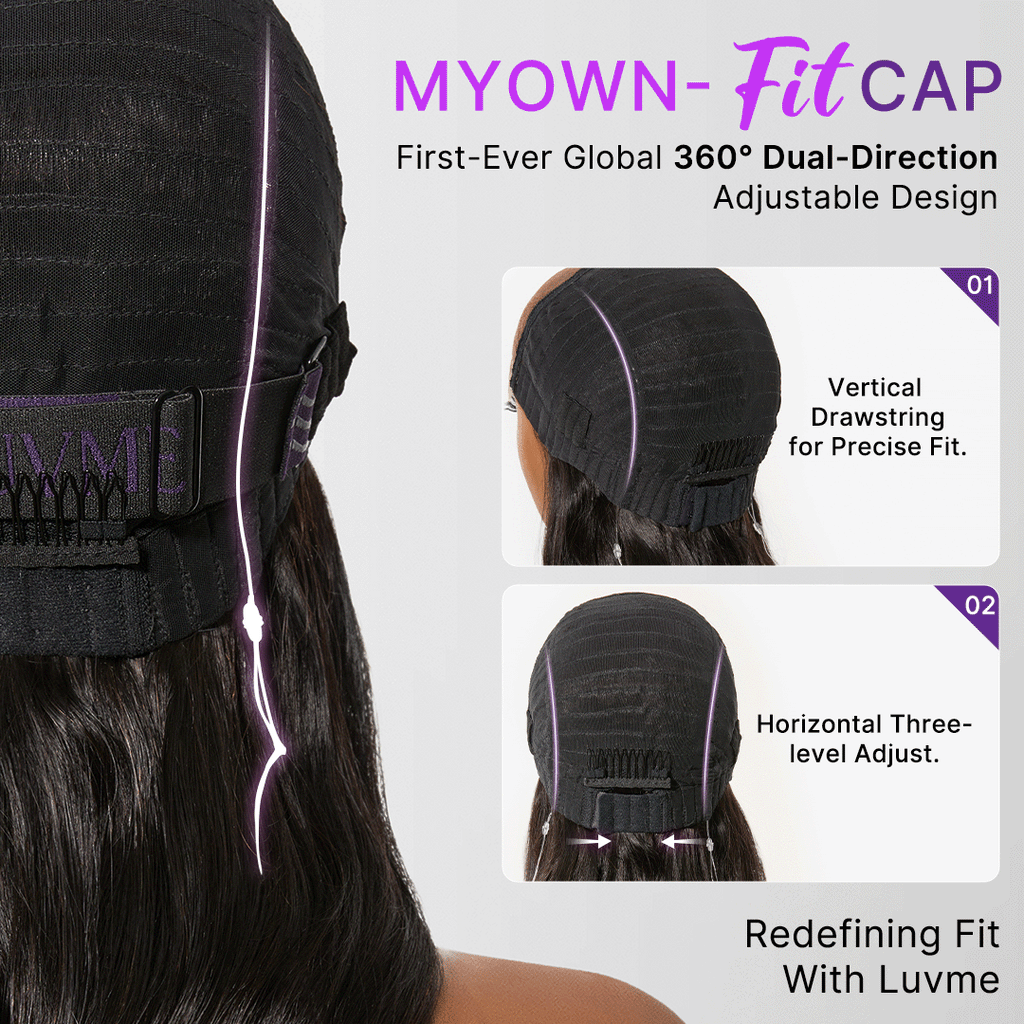 MyOwn-Fit™ PartingMax Glueless Wig 180% Density Light Yaki Body Wave 7